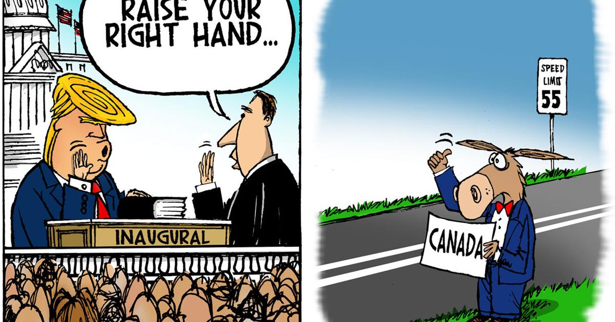 Walt Handelsman Trump Inaugural Opinion