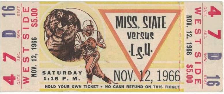 Photos: LSU football ticket designs changed over time | LSU ...