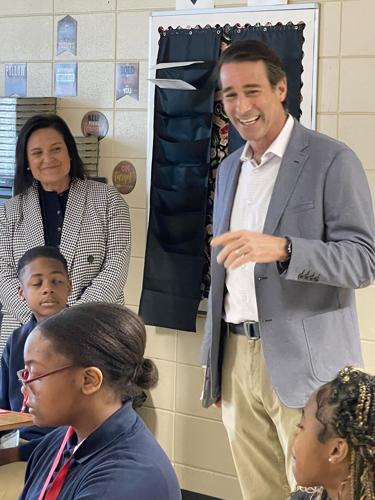 Rep. Garret Graves visits Northwestern Middle School 8th Grade social ...
