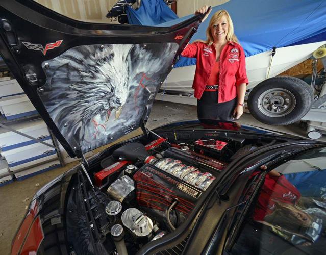 Don’t think Karen Bedell drives her custom Corvette like a little old ...