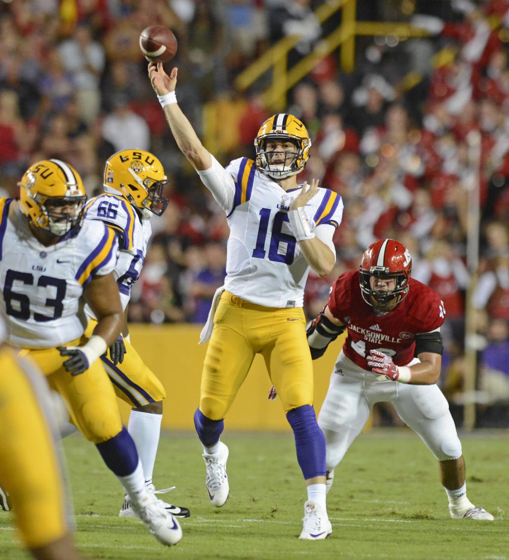 'Danny can run a team': QB Danny Etling awakens LSU's offense in 34-13 ...