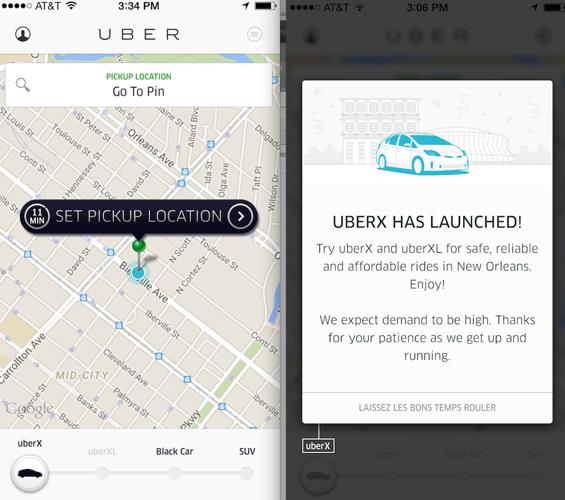 UberX launches after all | The Latest | theadvocate.com