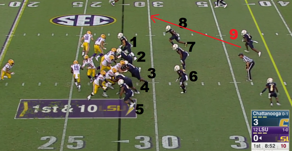LSU Film Room: How Drake Davis got so open, another Aranda scheme tweak ...