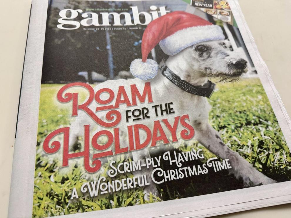 Scrim the dog spotted outside of New Orleans on Christmas ...