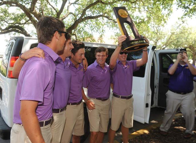 LSU golfers welcomed home after winning national title | LSU ...