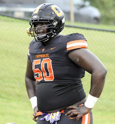 Why is Catholic OL Emery Jones Jr. so good? Because a protector's role ...