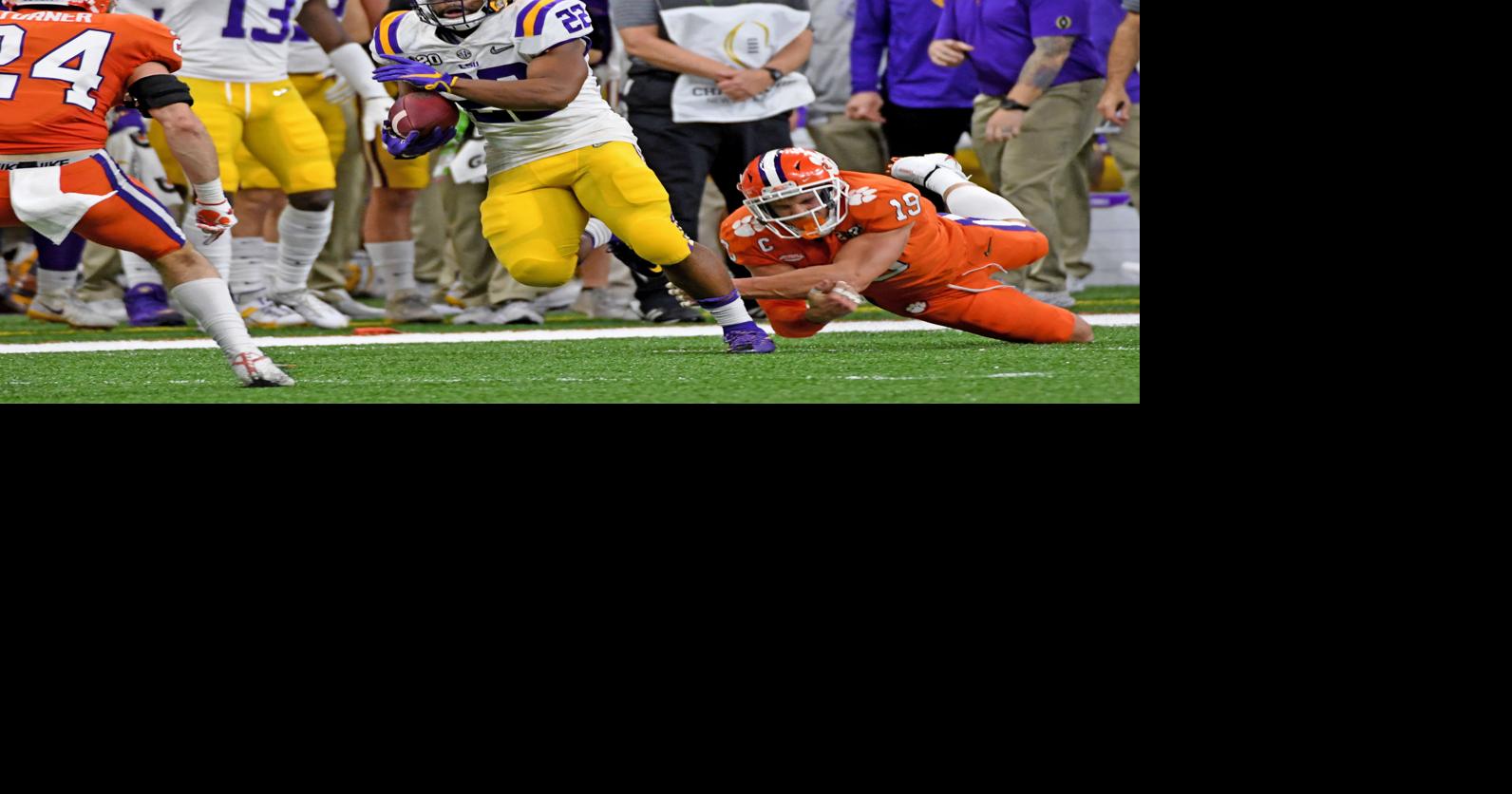 Clyde Edwards-Helaire impressed his LSU teammates; now he'll try to do ...