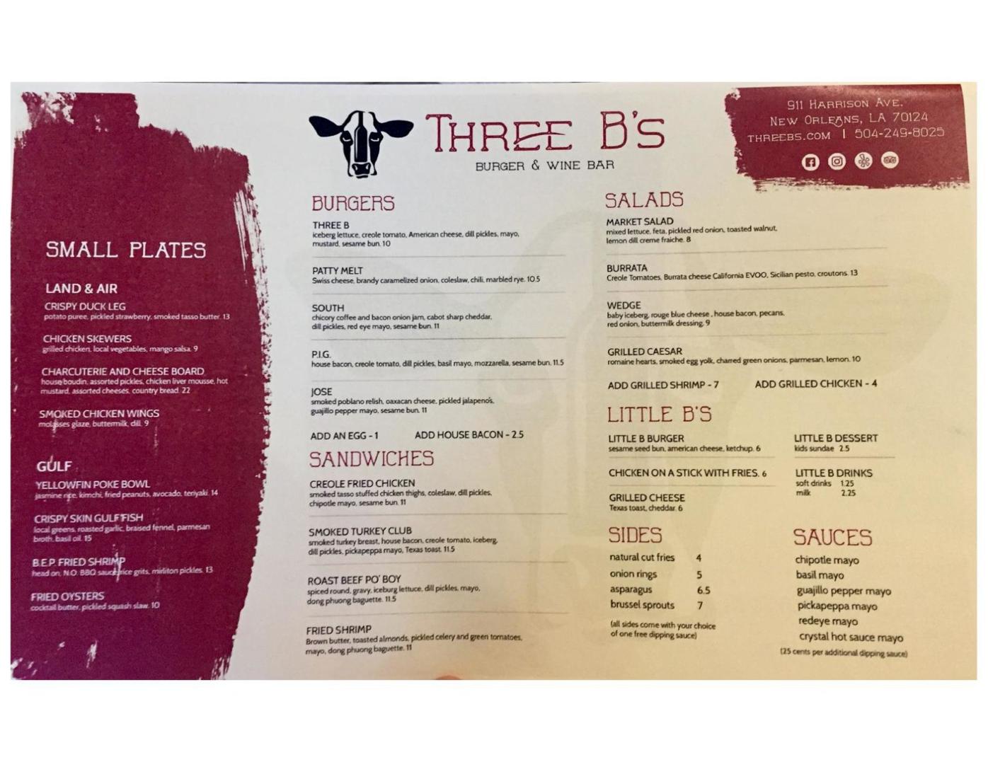 Burgers are back at a familiar Lakeview spot, but Three B's is a ...