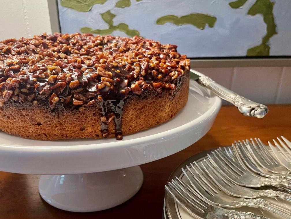 upside down satsuma cake