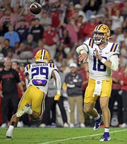 LSU football offense against Alabama, Michael Van Buren | LSU ...