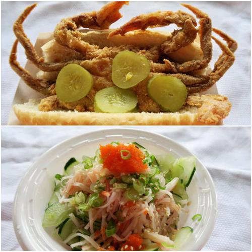 DIY Jazz Fest food strikes again: the Asian Cajun soft shell crab po ...