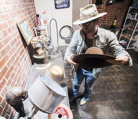 Photos: Colby Hebert, The Cajun Hatter, sets up shop in Lafayette ...