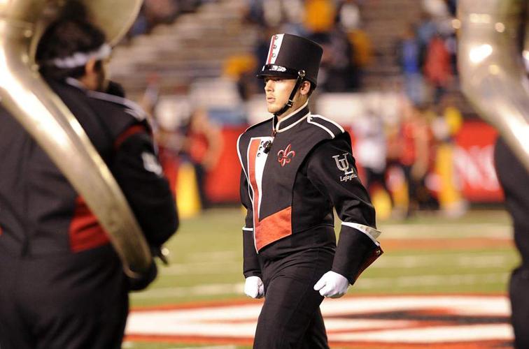 UL-Lafayette’s drum major Matt Walling gets new perspective from flying ...