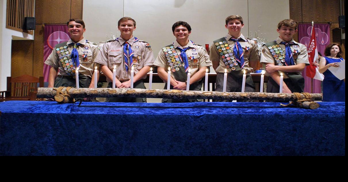 Boy Scout Troop 888 celebrates five new Eagle Scouts | Mid City ...