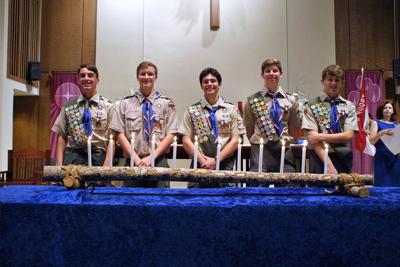 Boy Scout Troop 888 celebrates five new Eagle Scouts | Mid City ...