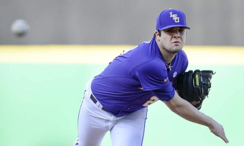 Pitch-stealing fires up LSU pitcher Jake Godfrey in his Sunday win ...