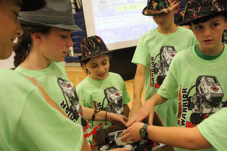 St. Theresa Middle Robotics Club participates in Lego League Qualifier ...