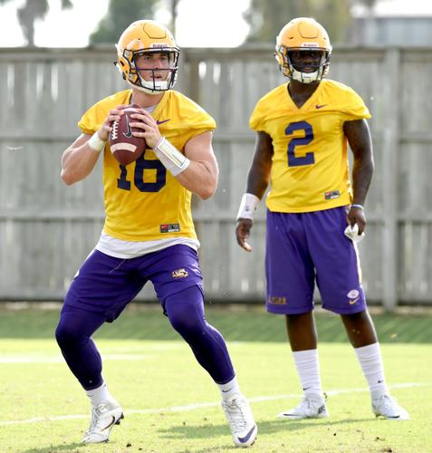 Photos: Danny Etling, Myles Brennan, Lowell Narcisse in action as LSU ...