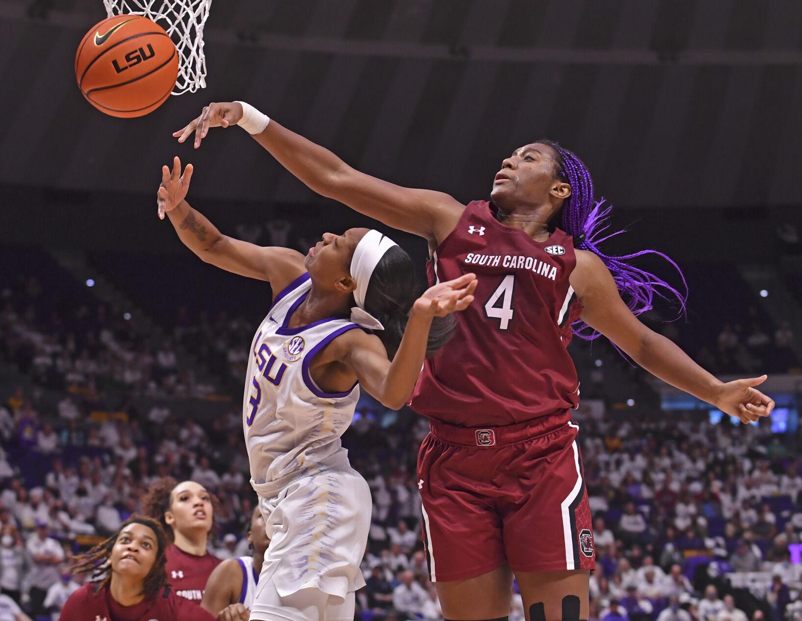 LSU women's basketball moves up in AP poll again; plus more on Khayla ...