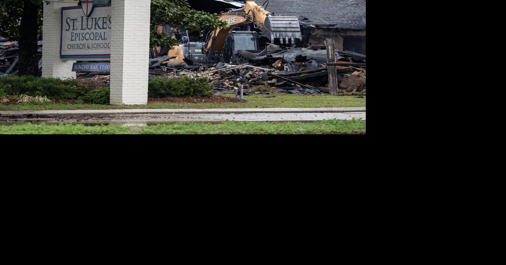Photos: See Aftermath of Fire That Destroyed Baton Rouge's St. Luke's ...