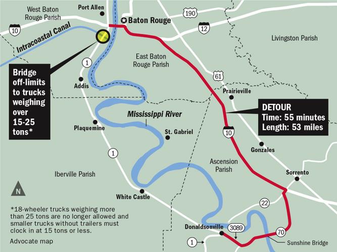 Weight restrictions for trucks on Intracoastal bridge on La. 1 creates ...