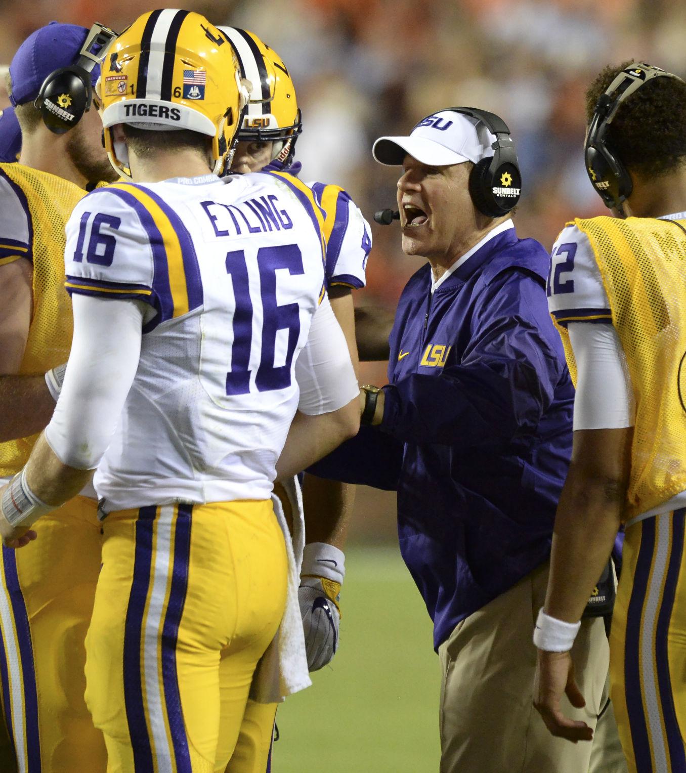 LSU's Danny Etling, amid major changes, grateful to the coaches who ...