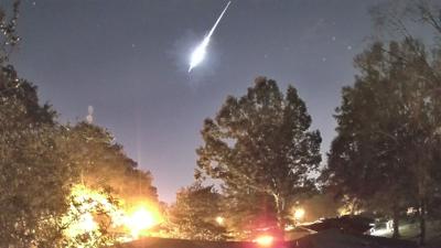 meteorite falling today