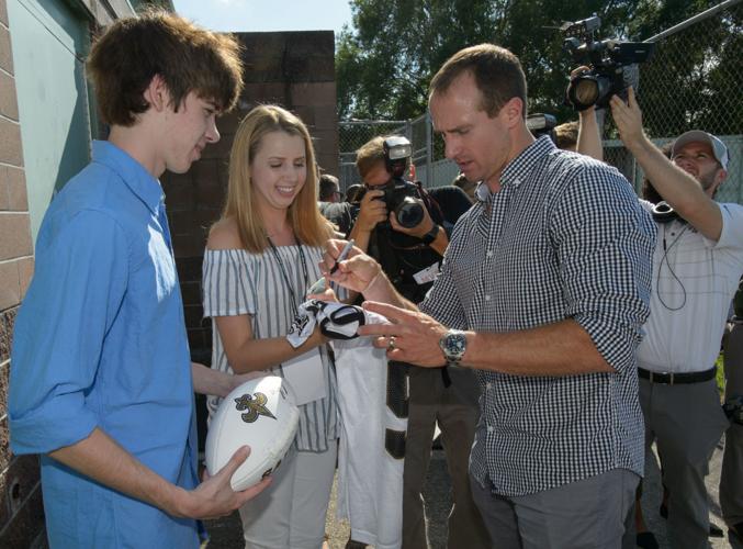 Photos: Brees Foundation donates to Ben Franklin | Photos | theadvocate.com