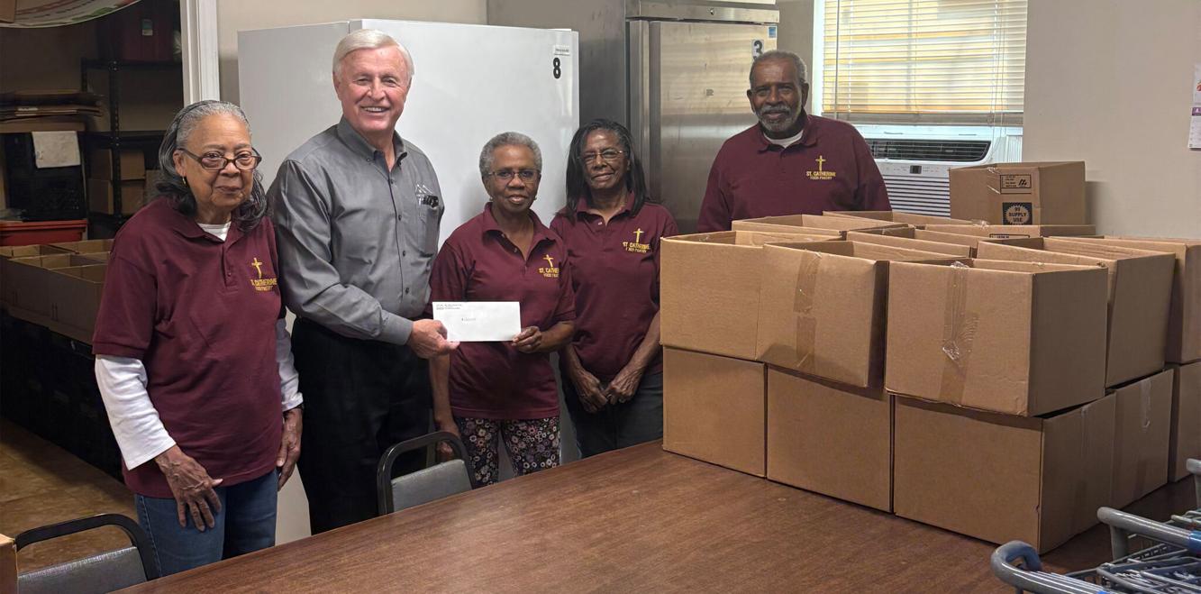 Ascension Parish Assessor’s Office donates to St. Catherine of Sienna ...