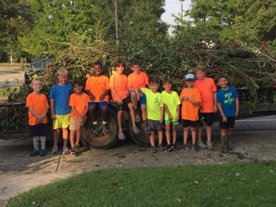 Young Hammond Scouts commit to caring for church's prayer garden ...