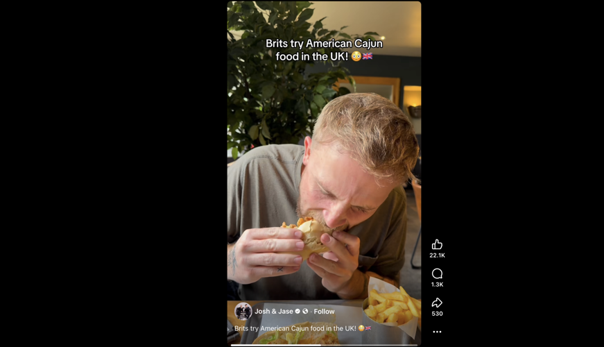 Did Josh and Jase like Louisiana or UK shrimp po-boy more? | Food ...