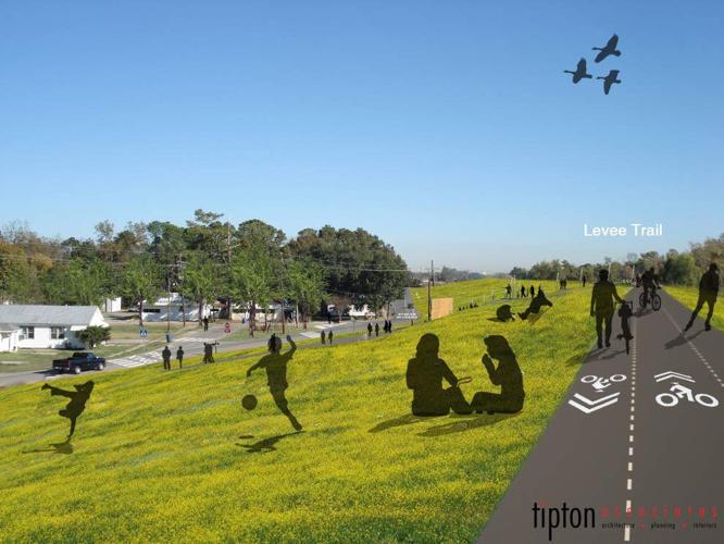 West Baton Rouge levee bike trail work starts with Brusly trailhead ...