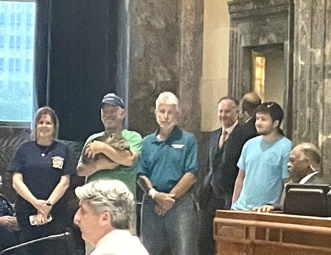 Neuty, Bucktown’s star nutria visits Louisiana State Capitol | News ...