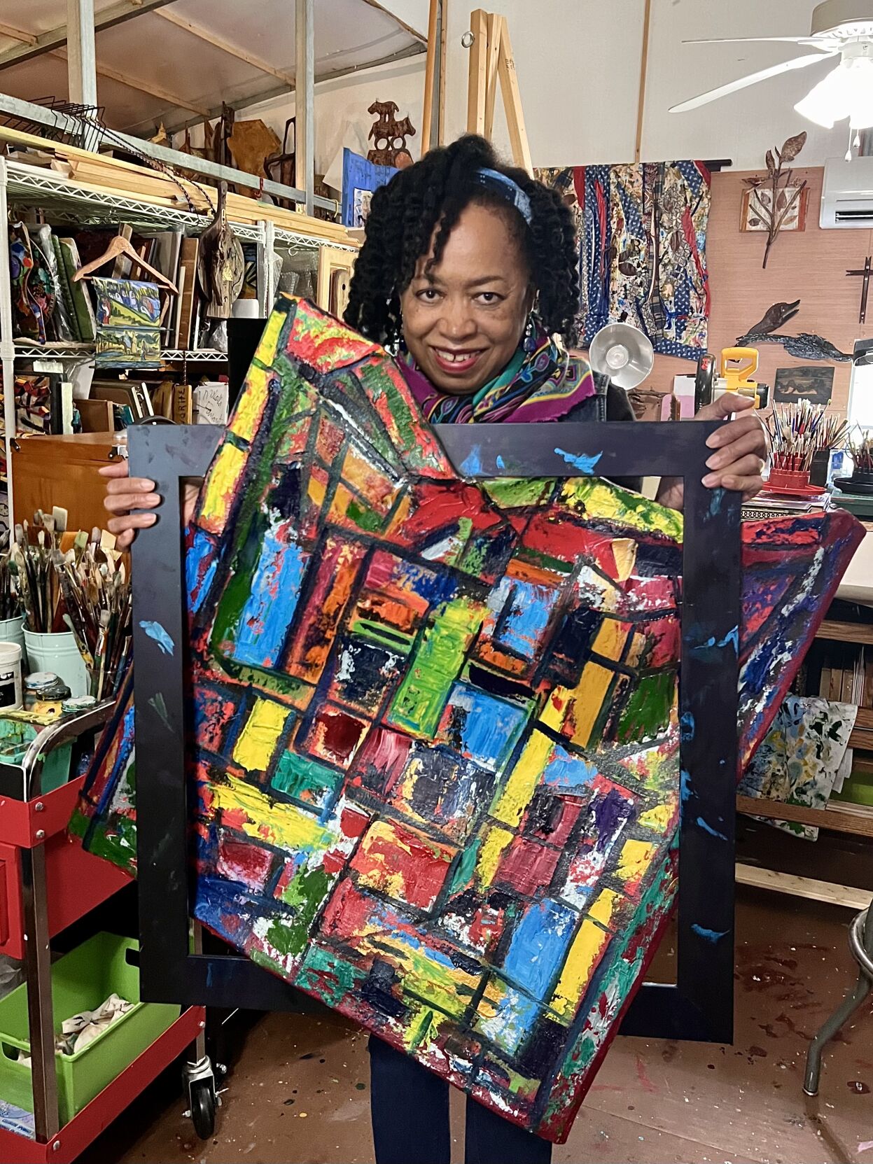 Malaika Favorite tells her artistic story through an explosion of color ...