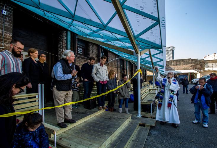 New custom-designed benches raise spirits of homeless men at Ozanam Inn ...