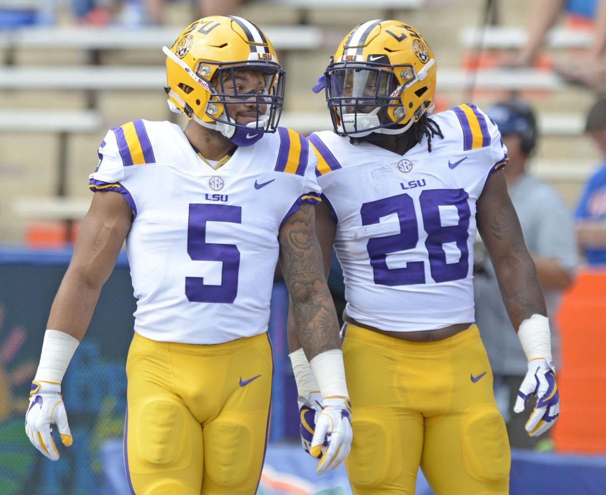 Still together: former LSU RBs Derrius Guice, Darrel Williams run 40 ...