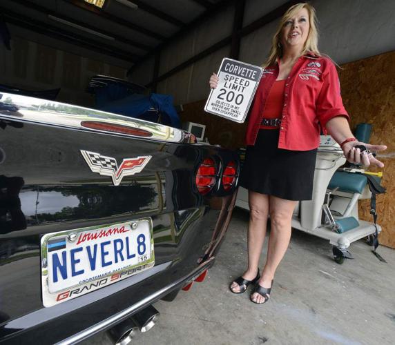 Don’t think Karen Bedell drives her custom Corvette like a little old ...