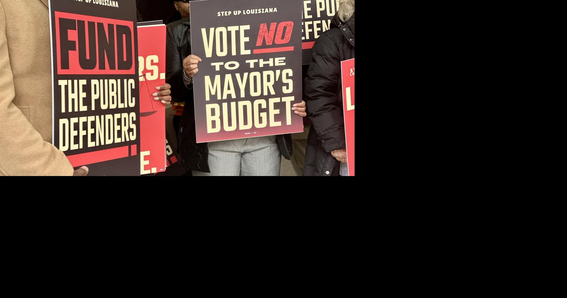 Public defenders protest Baton Rouge mayor’s cuts ahead of key council ...