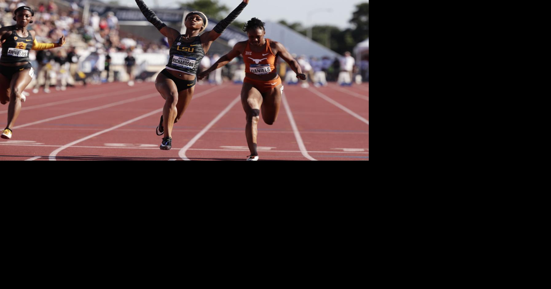 LSU sprinter Sha'Carri Richardson shatters 30-year-old 100-meter dash ...