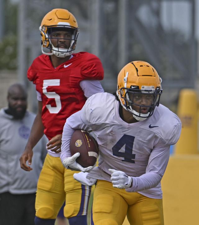 LSU running back John Emery Jr. facing 2-game suspension to start 2022 ...