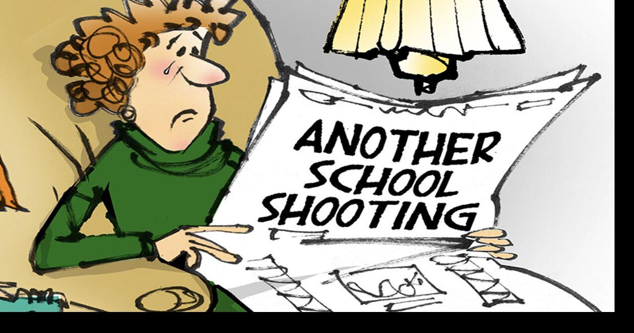 School shooting editorial cartoon | Walt Handelsman | theadvocate.com