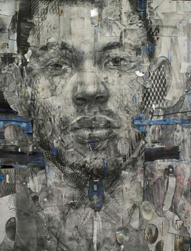 'Head Games;' Keith Perelli’s collage paintings take over Contemporain ...