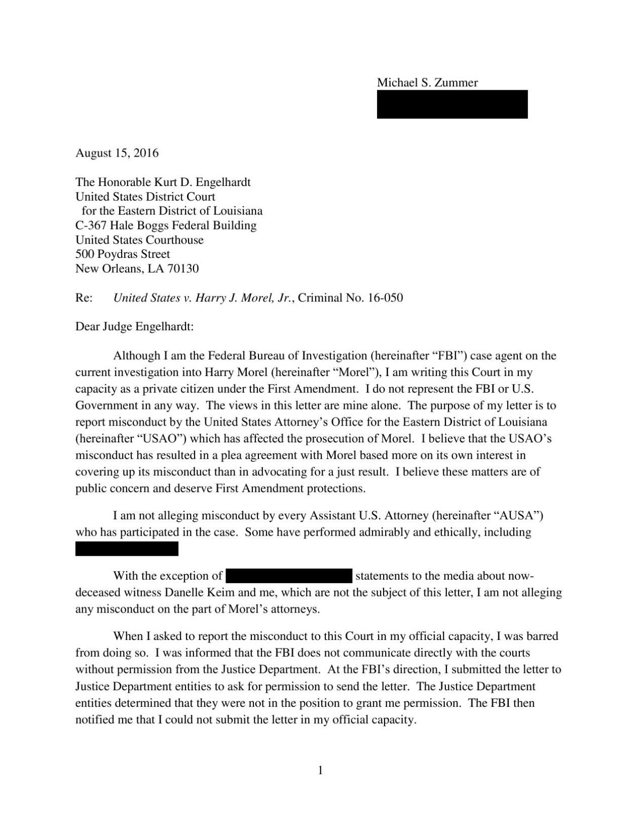 In 31-page letter, New Orleans FBI agent accuses Justice Department of ...