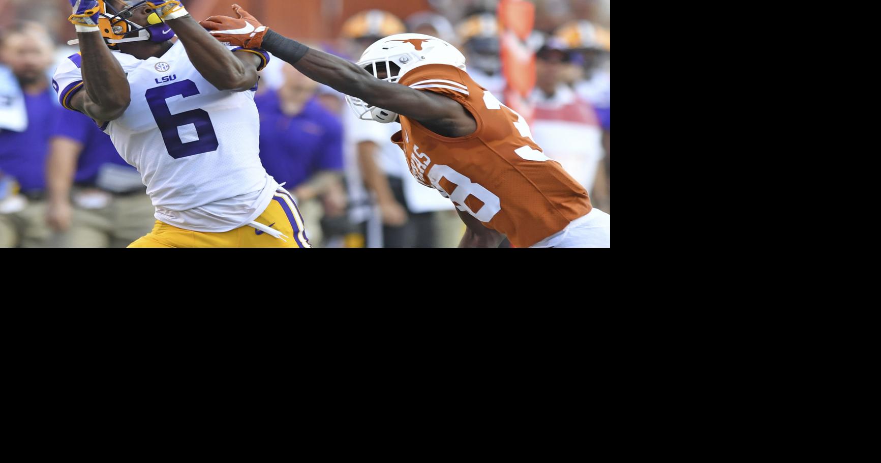 Texas vs. LSU photos: See big catches, defensive stops and more from ...