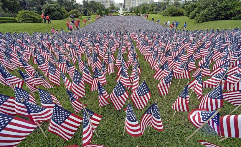Photos: 11,000 flags planted downtown to commemorate Louisiana’s war ...