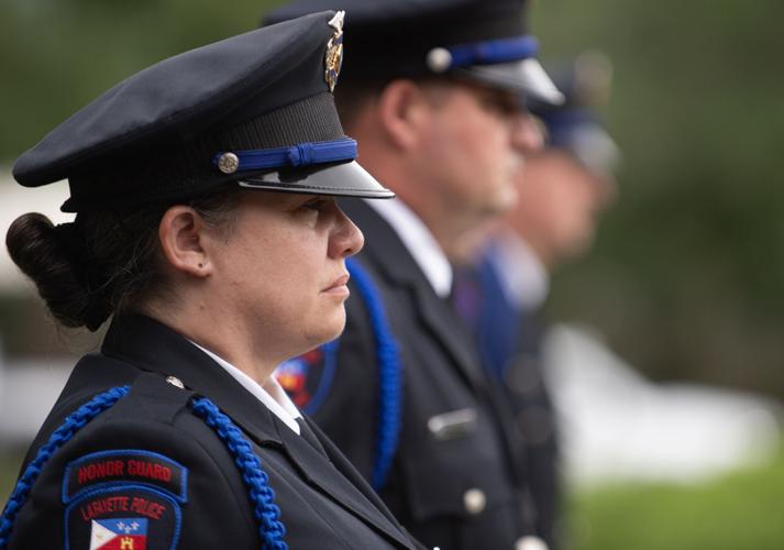 Lafayette police memorial monument unveiled on Camellia | News ...