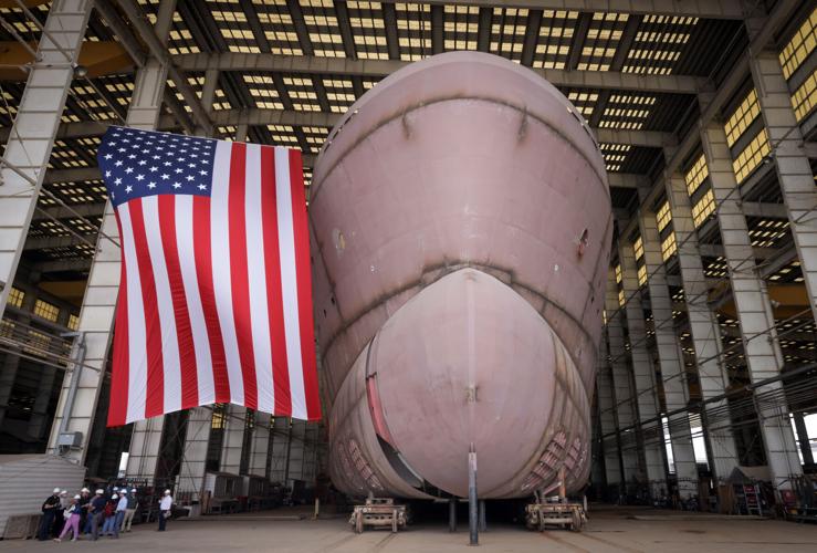 Ship for wind energy boom takes shape in Louisiana shipyard ...
