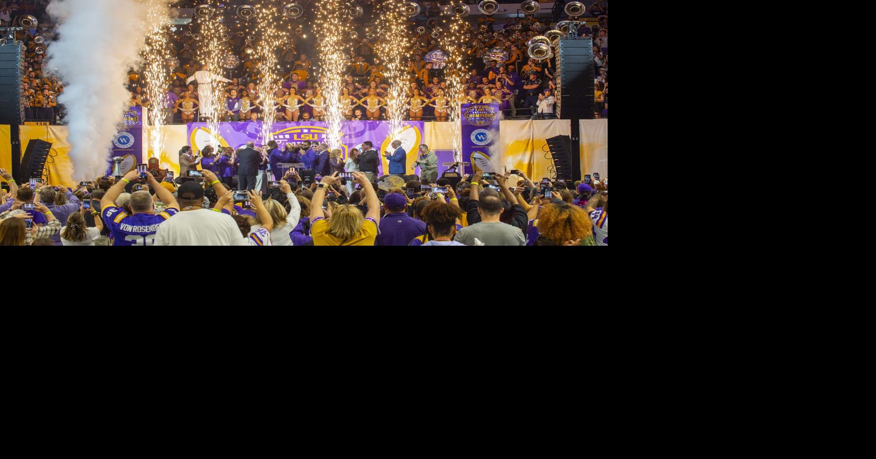 LSU national championship parade, celebration photos and video: Massive ...