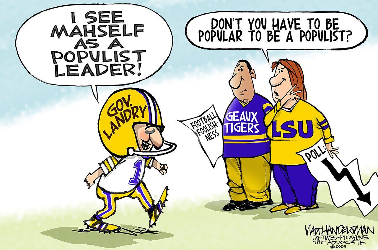 Louisiana Governor Jeff Landry and LSU Football Cartoon | Walt ...