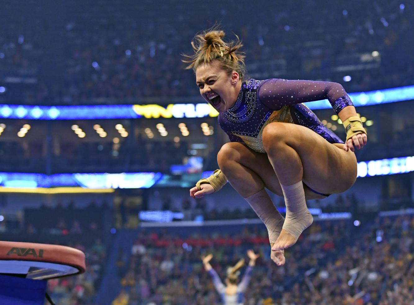 Watch: Did you catch this perfect 10 routine that clinched LSU ...